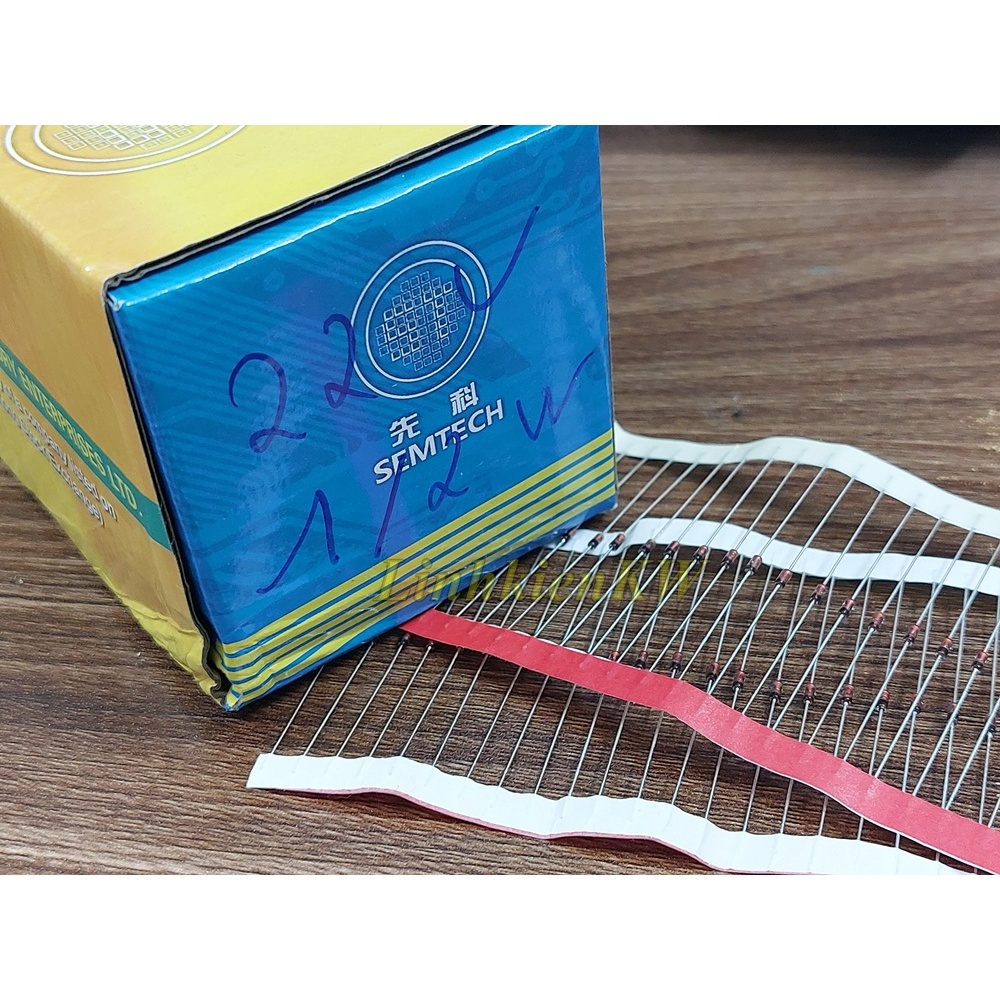 Diode Zenner 3V 3V3 5V1 5V6 6V2 8V2 9V1 10V 11V 12V 22V 1/2W Chân Cắm Đóng Dây Mới 100% ...