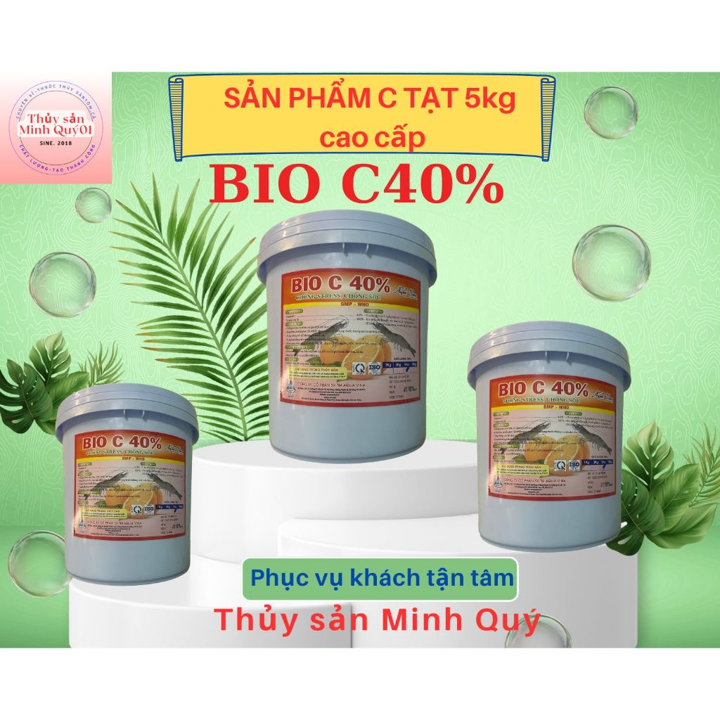 Vitamin C 5kg tạt cao cấp cho tôm, hấp thu khí độc, chống sốc, giảm stress. | Shopee Việt Nam