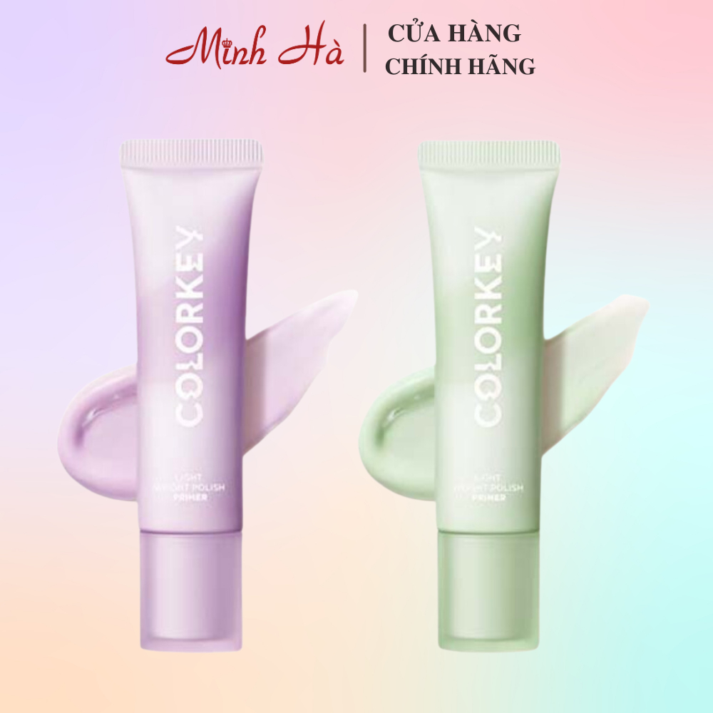 Kem lót Colorkey light weight polish 30g hiệu chỉnh làn da không bị vón ...