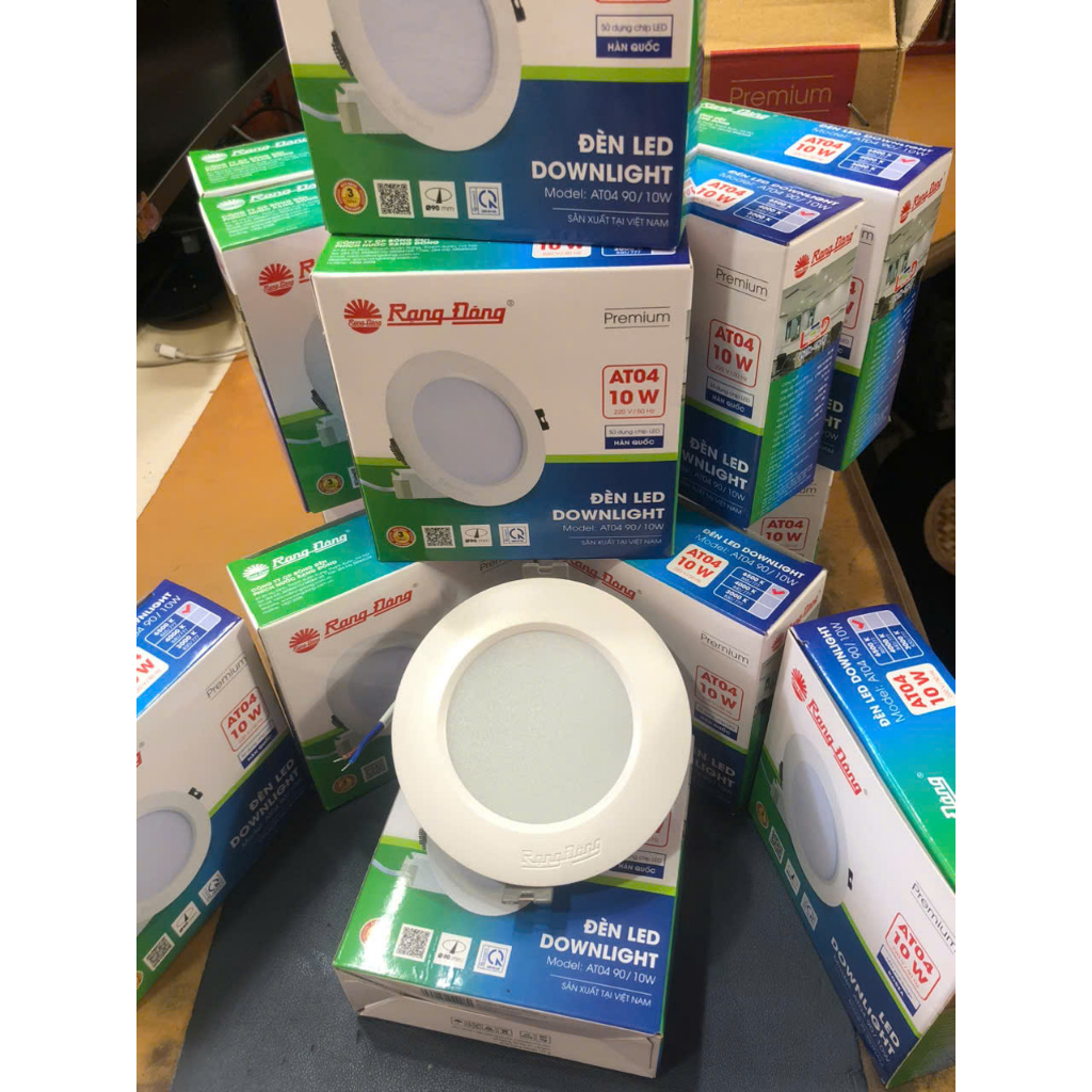 Đèn LED Downlight D AT04 90/10W rạng đông | Shopee Việt Nam