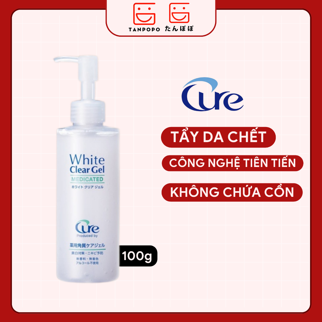 Tẩy Tế Bào Chết Cure White Clear Gel 100g (Nhập Khẩu) | Shopee Việt Nam