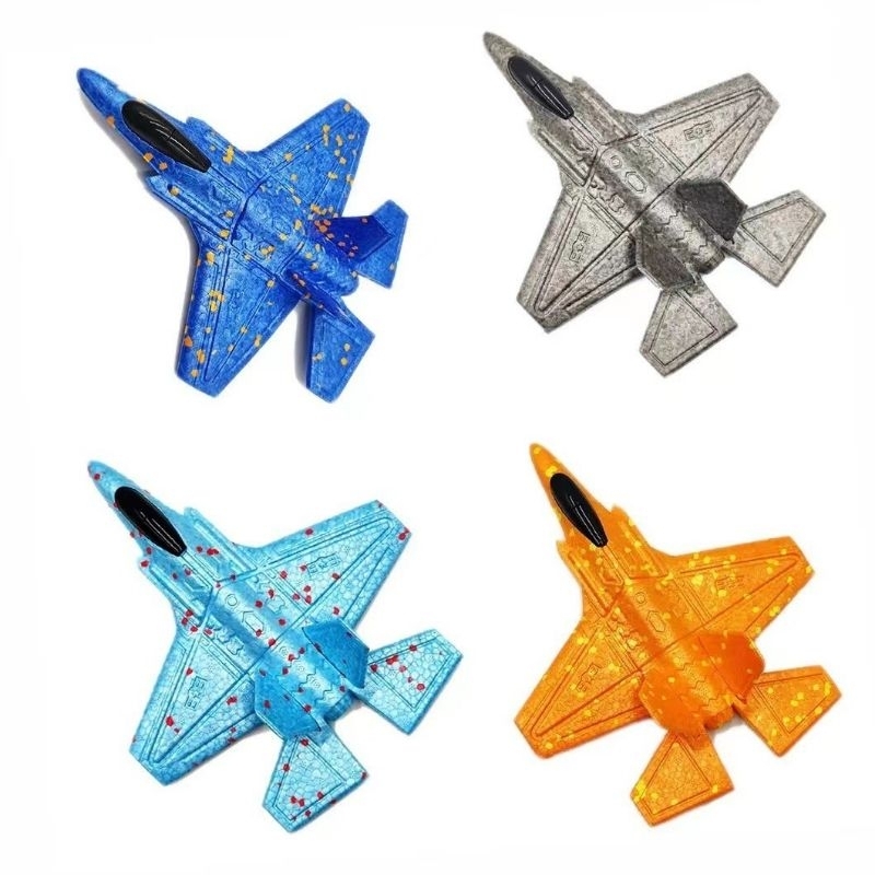 Kit máy bay F35 đúc chế đồ điện mini, Máy bay Phi tay an toàn cho trẻ ...