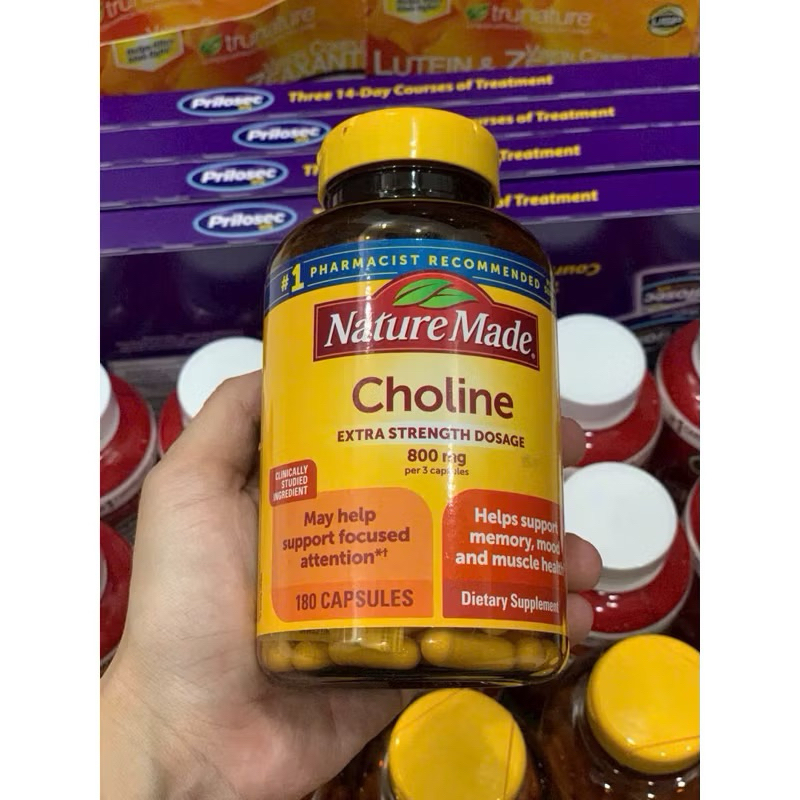 Viên uống Nature Made Choline Extra strength Dosage 800mg | Shopee Việt Nam