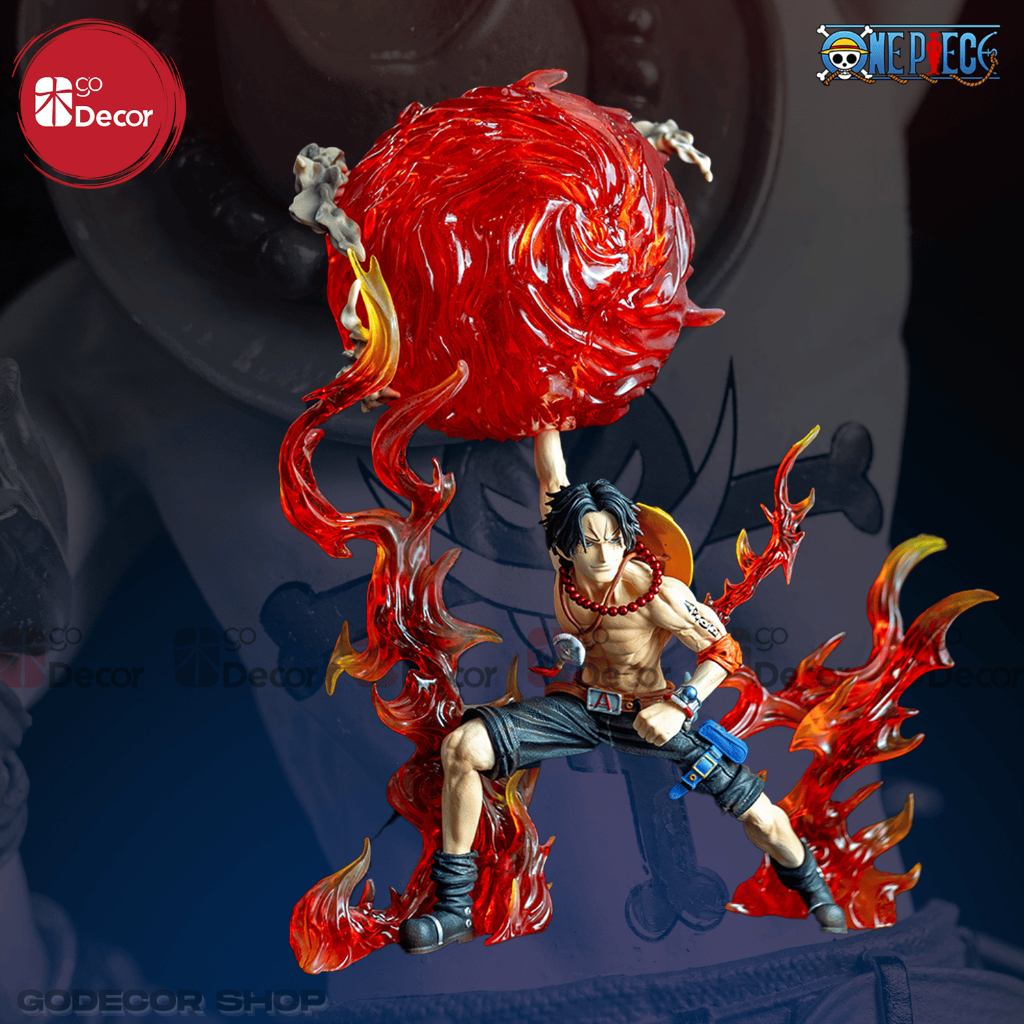 Mô Hình OnePiece Portgas D. ACE Nâng Cầu Cao 27cm | Figure Anime, Trang ...