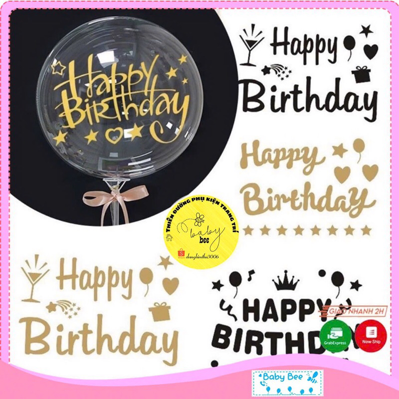 Decan Dán Bóng Jumbo Trong Suốt Size 18-36 inch | Shopee Việt Nam