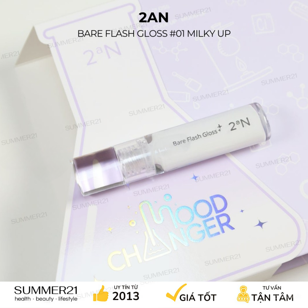 Son tint bóng 2AN BARE FLASH GLOSS 5.2G | Shopee Việt Nam