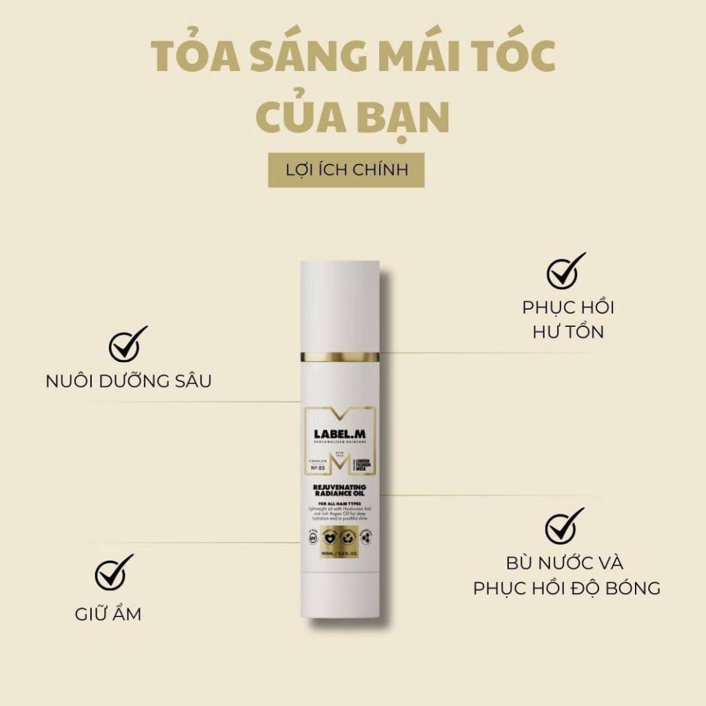 TINH DẦU DƯỠNG TÓC LABEL.M THERAPY RADIAN OIL 100ML | Shopee Việt Nam