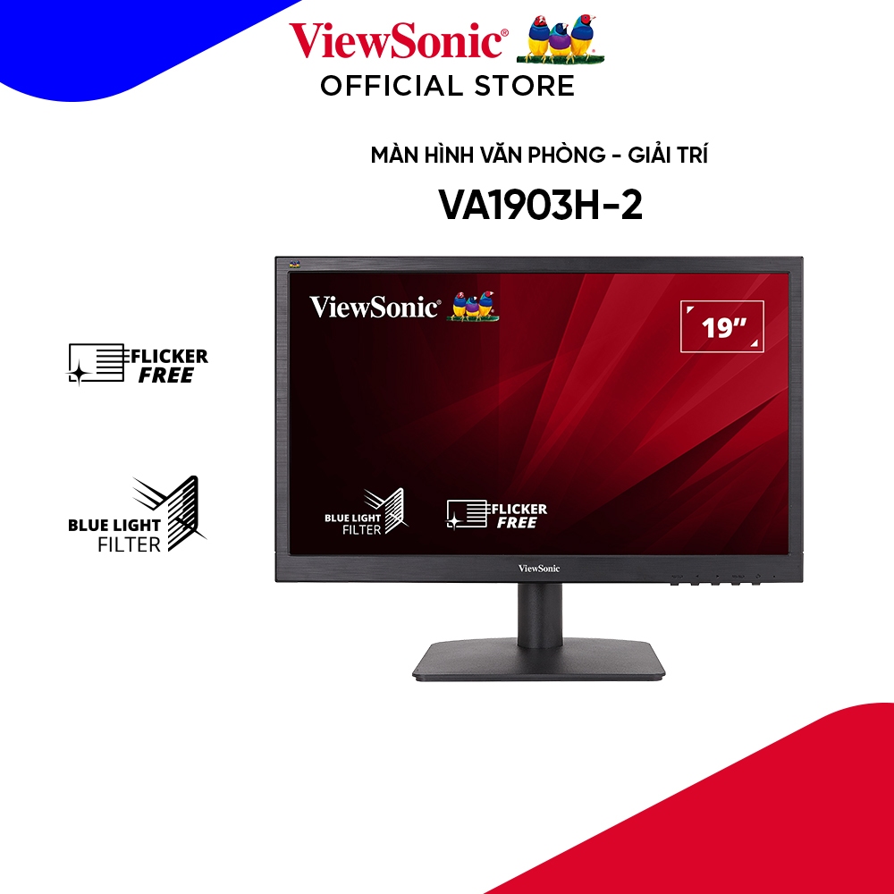 Màn Hình ViewSonic VA1903-H-2 (18.5 inch - HD - TN - 60Hz - 5ms ...