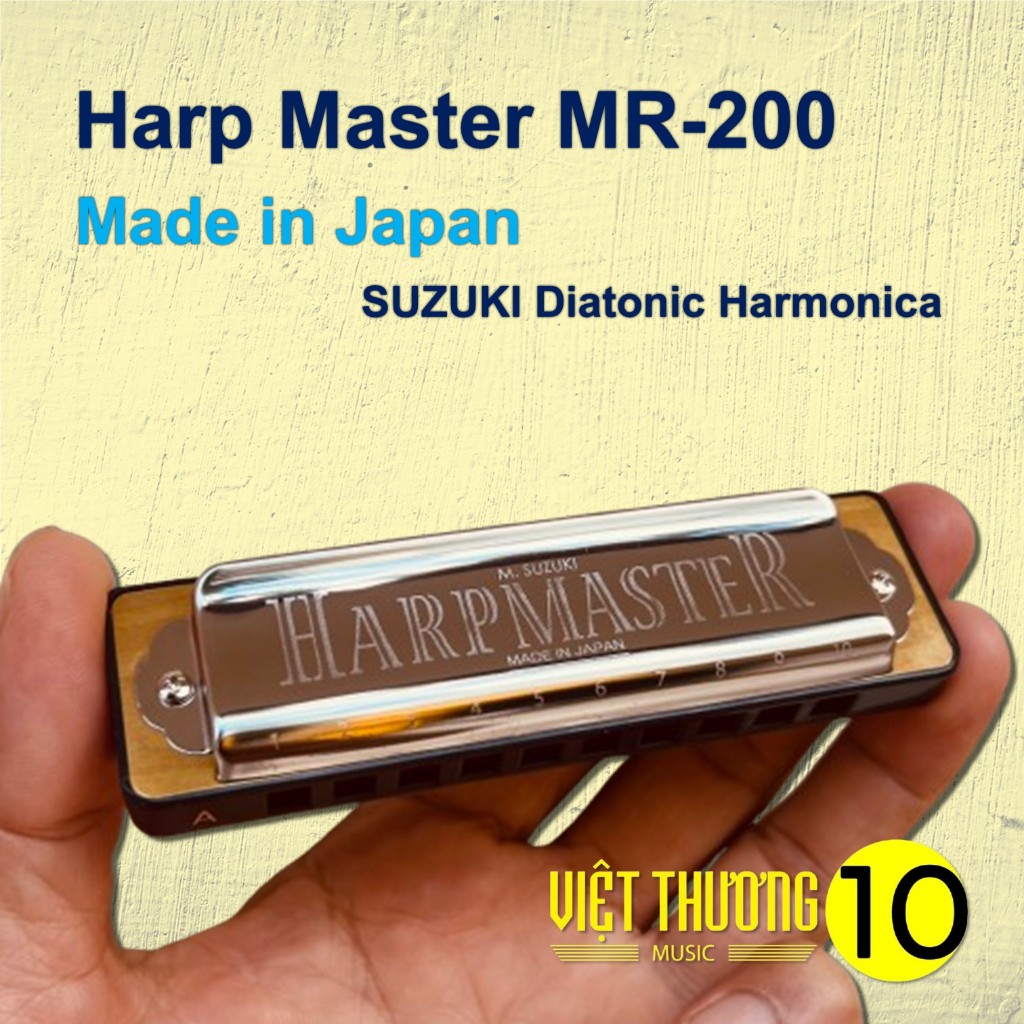 Kèn harmonica chính hãng Suzuki diatonic Harp Master MR-200 C ( made in Japan ) | Shopee Việt Nam