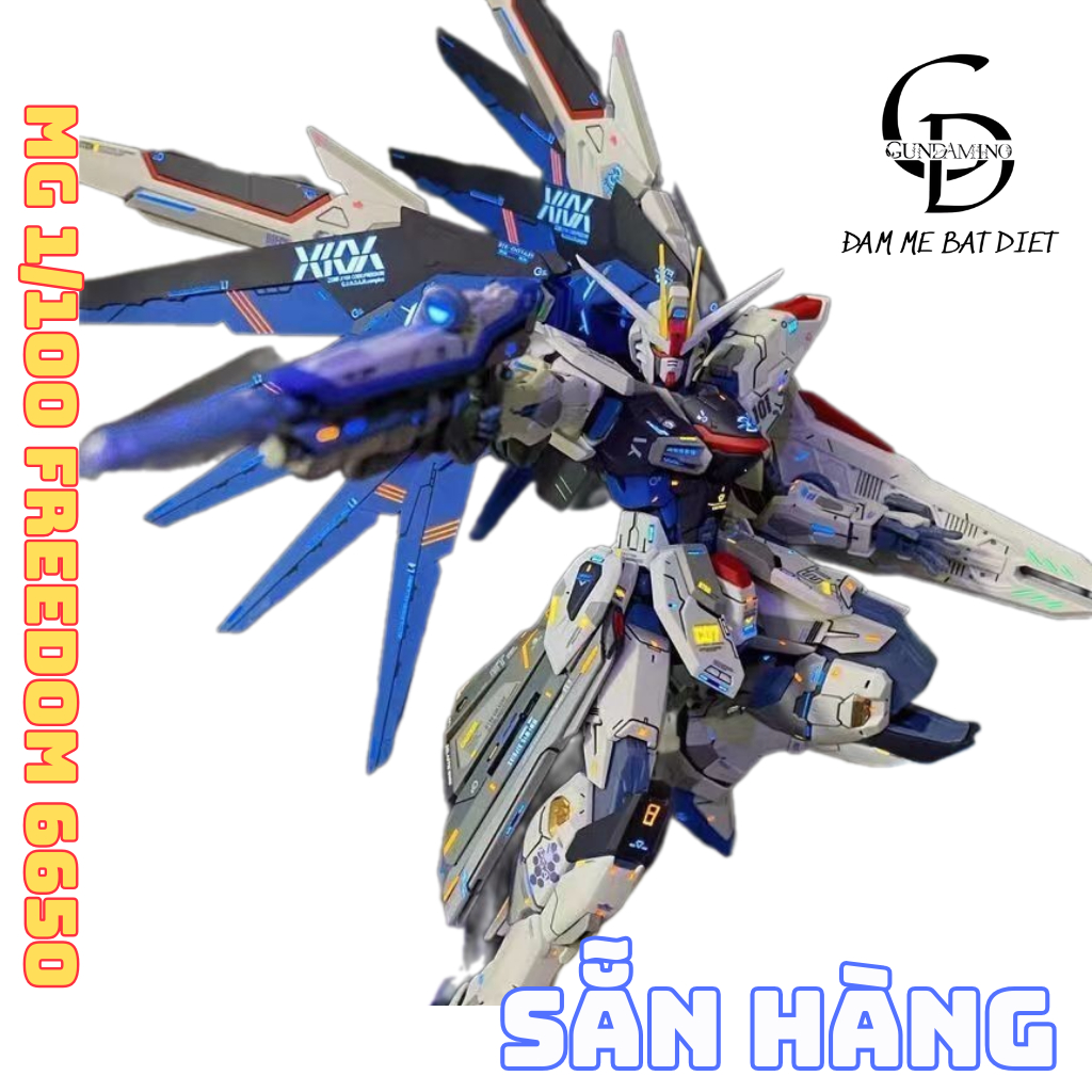 [SẲN HÀNG] Mô Hình Lắp Ráp GD MG 1/100 Freedom 6650 Ver 2.0 Daban (Tặng ...
