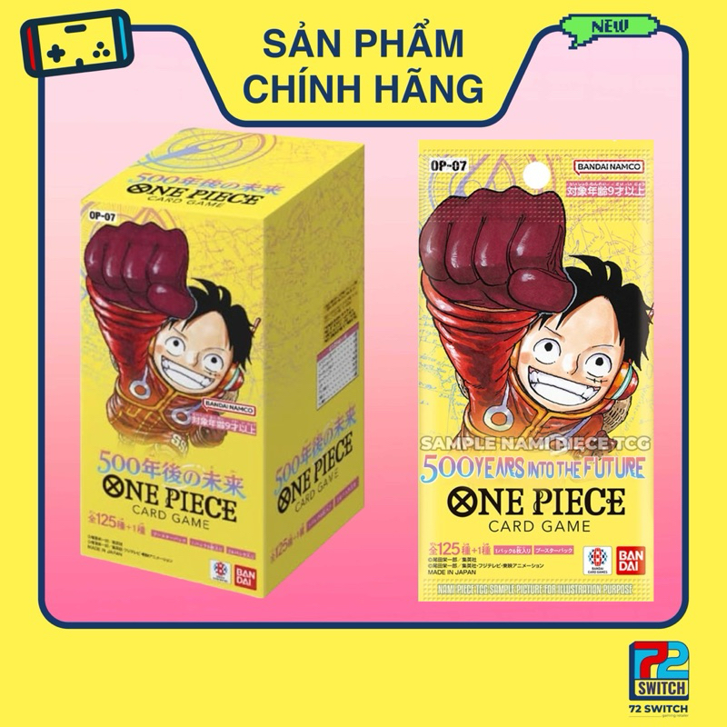 Pack Thẻ Bài One Piece OP-07 [chính hãng] | Shopee Việt Nam