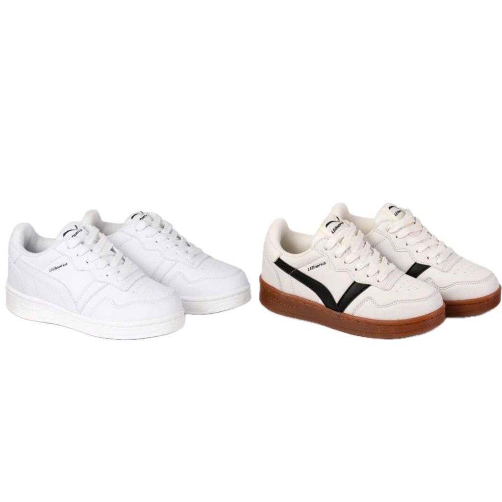 Sneaker Unisex Leonerva 808 - đế nâu, trắng full đi lên 1 size so với ...