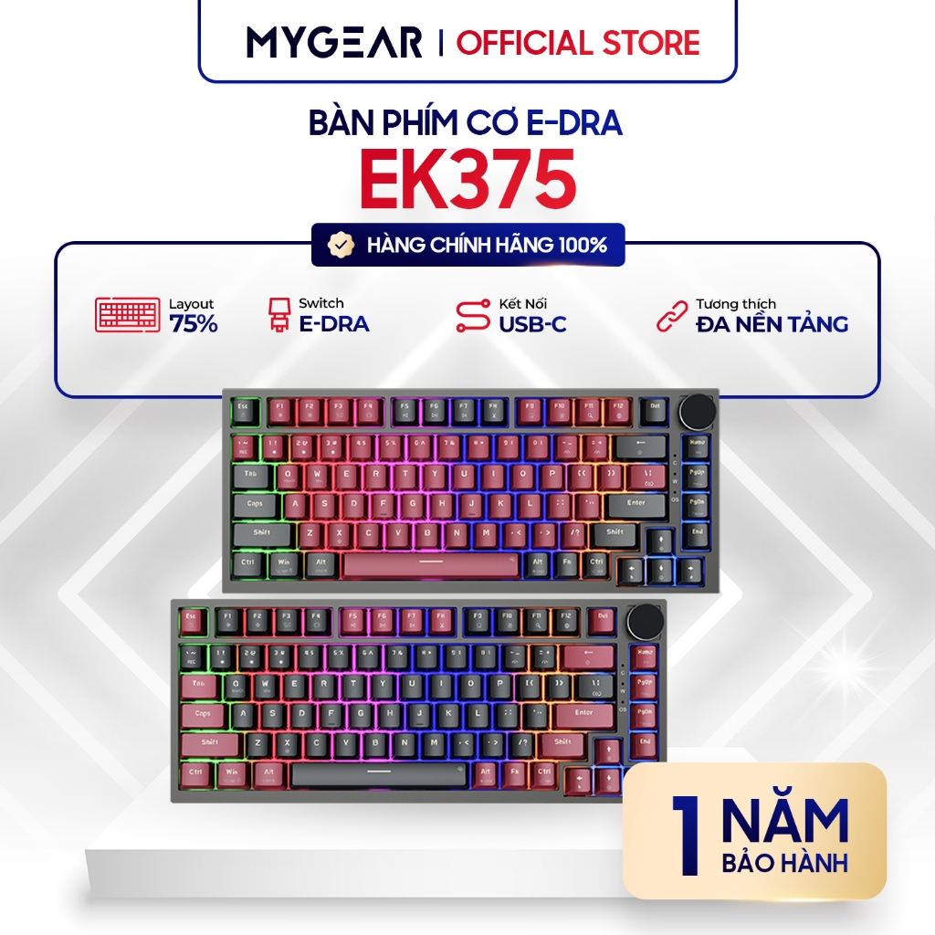 Bàn phím E-Dra EK375 Alpha / Beta - Hàng chính hãng - Giá siêu rẻ - Bảo ...