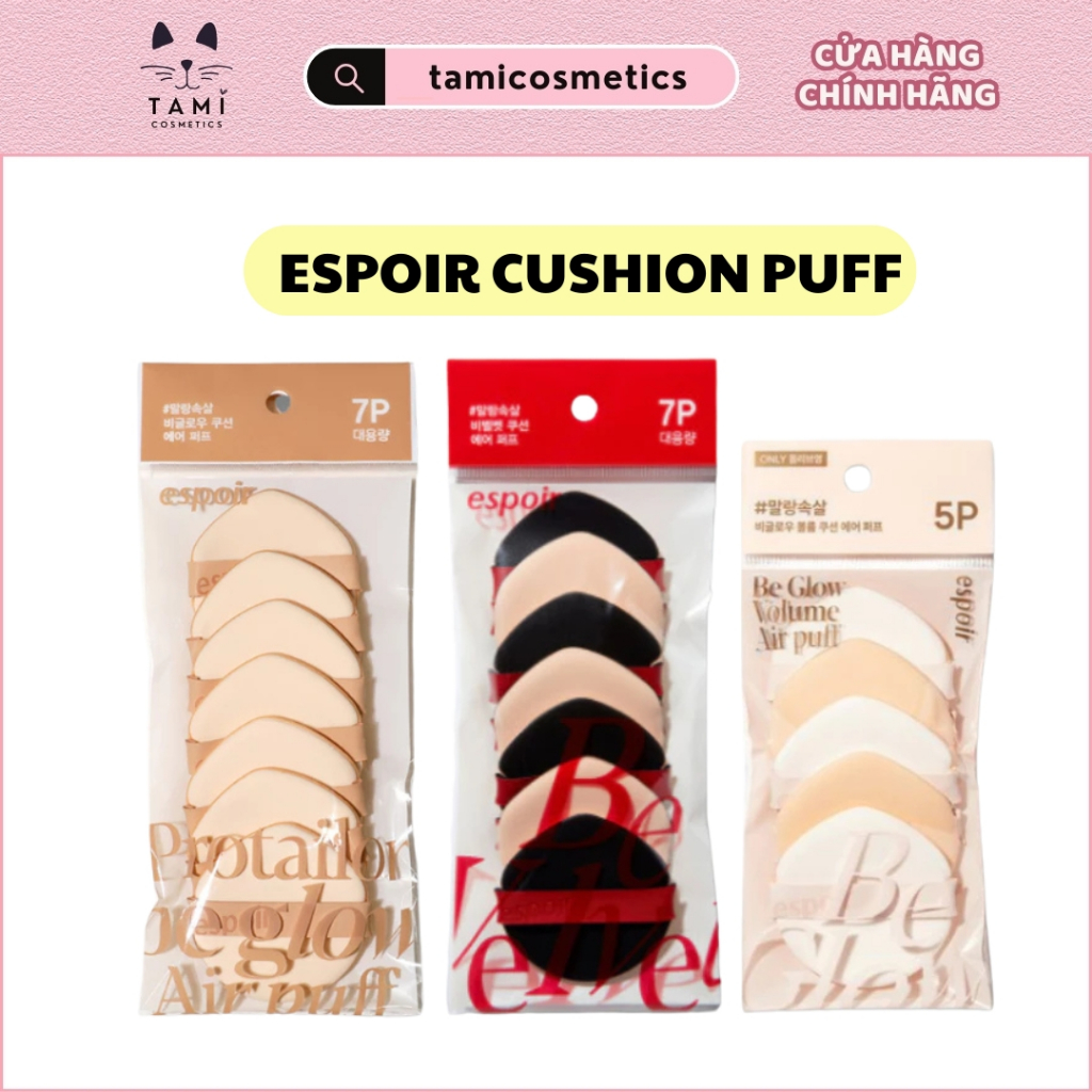 Mút Tán Espoir Be Velvet, Be Glow Air Puff | Shopee Việt Nam