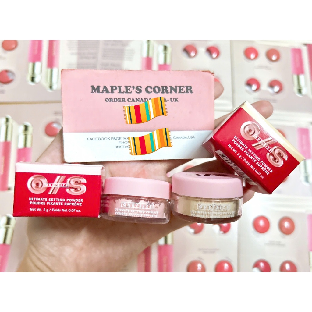 Phấn phủ kiềm dầu One Size Ultimate Loose Setting Powder 2g | Shopee ...