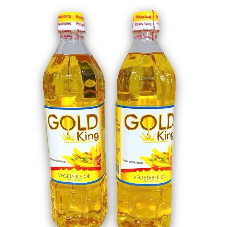 DẦU ĂN THỰC VẬT GOLD KING PHƯỢNG HOÀNG 900ML - Không chứa Cholesterol, Dầu Ăn Chất Lượng Cao ...