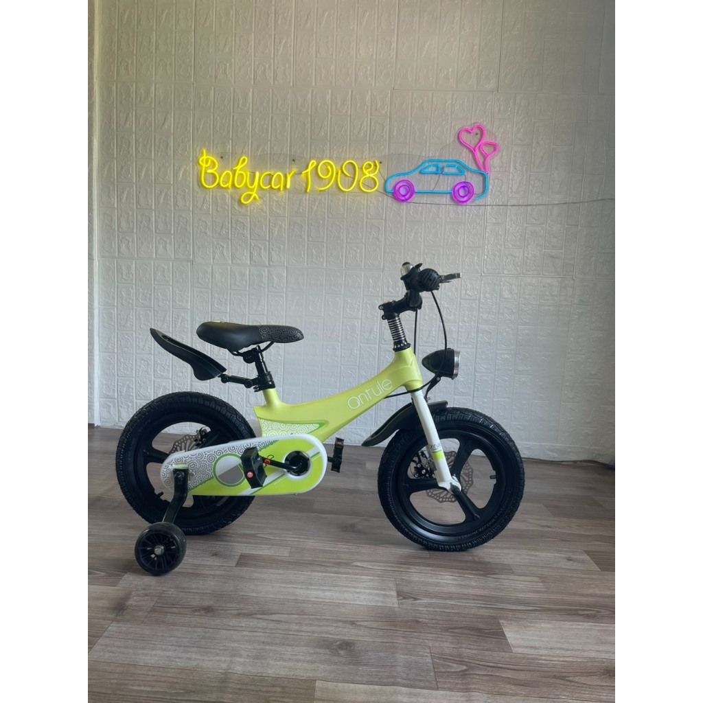 Xe Đạp Trẻ Em QNTULE khung nhôm + phanh đĩa Có Đèn cho bé 3-9 tuổi sịn xò | Shopee Việt Nam