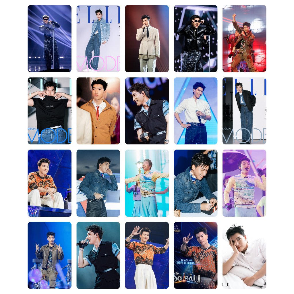 Lomo card 20 ảnh bo góc HIEUTHUHAI - FB4 | Shopee Việt Nam