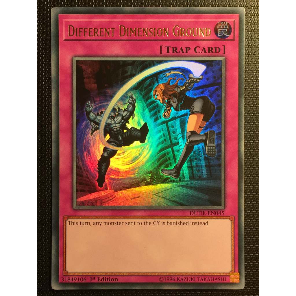Thẻ bài YUGIOH - TCG - Different Dimension Ground - DUDE-EN045 - Ultra ...