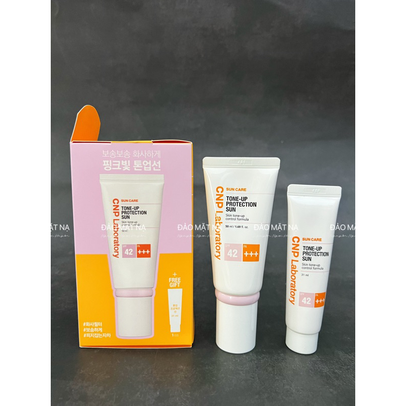 (ĐMN) Set kem chống nắng CNP 50ml+31ml nâng tone cho da dầu | Shopee Việt Nam
