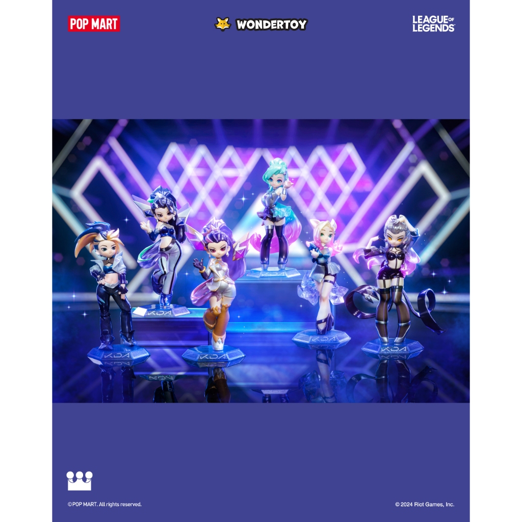Mô Hình Chính Hãng Pop Mart x Riot Games League of Legends K/DA All Out ...
