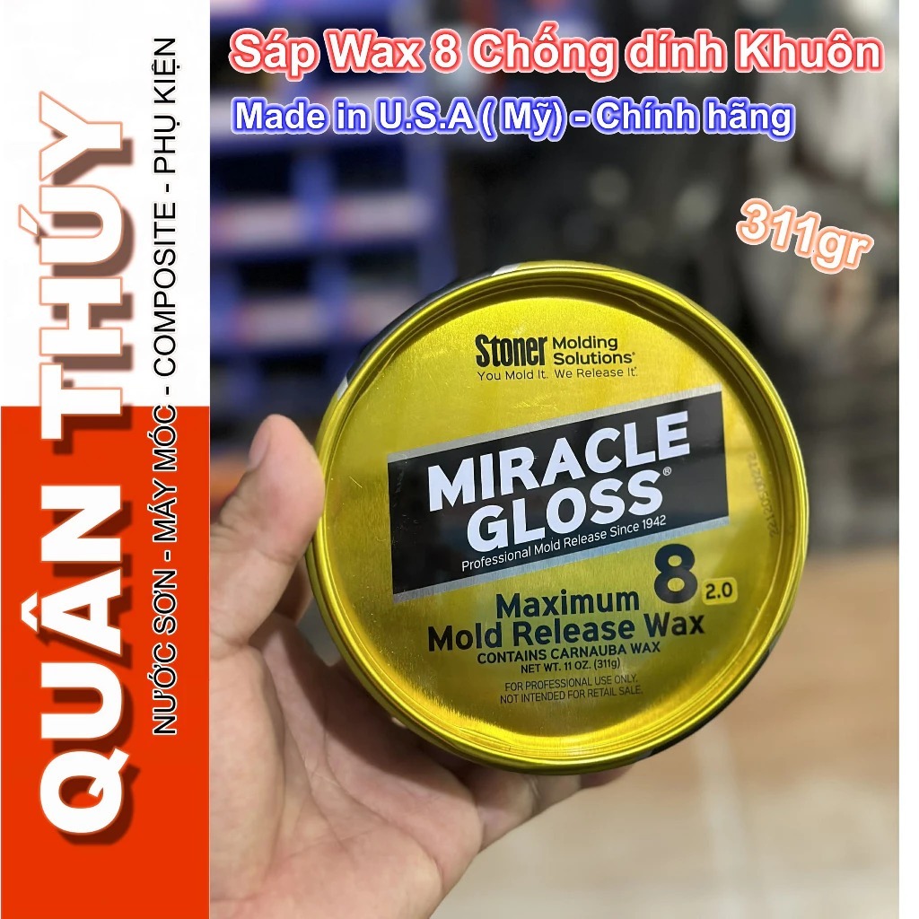 [MADE IN U.S.A] WAX 8 (nex 2.0) - Sáp Chống Dính Khuôn - Tách Khuôn (1 ...