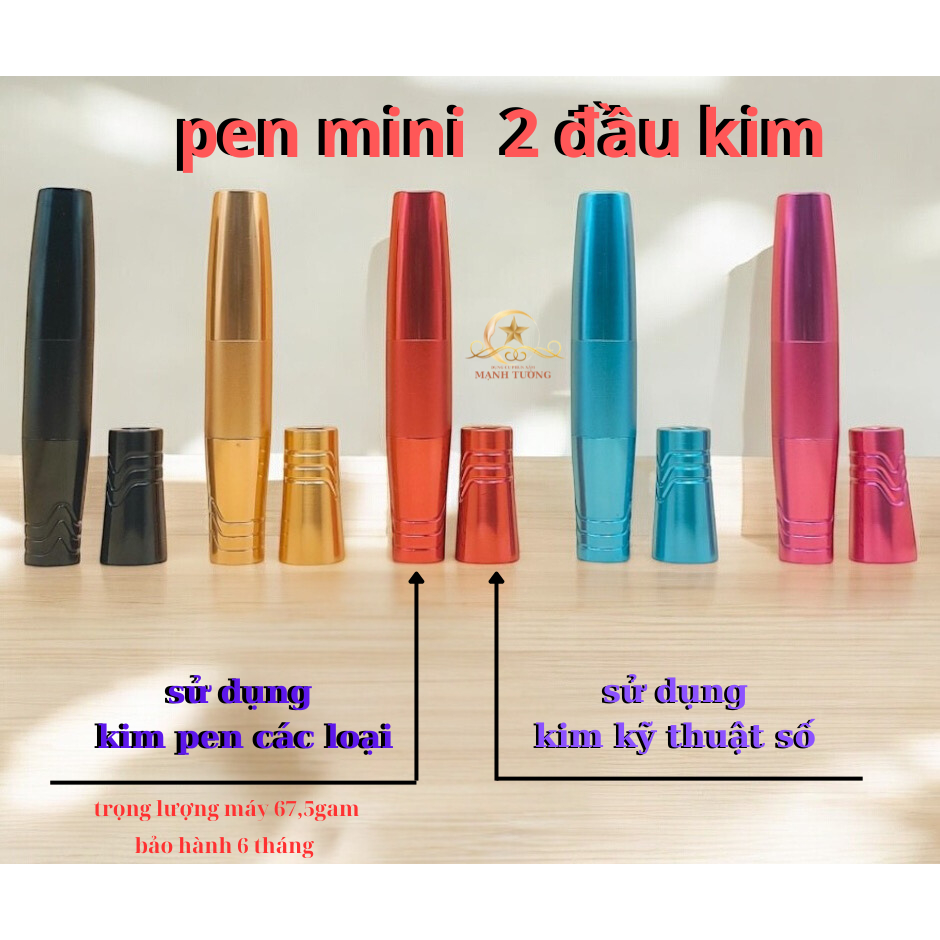 máy pen mini dùng 2 đầu kim . kim pen và kim kỹ thuật số | Shopee Việt Nam