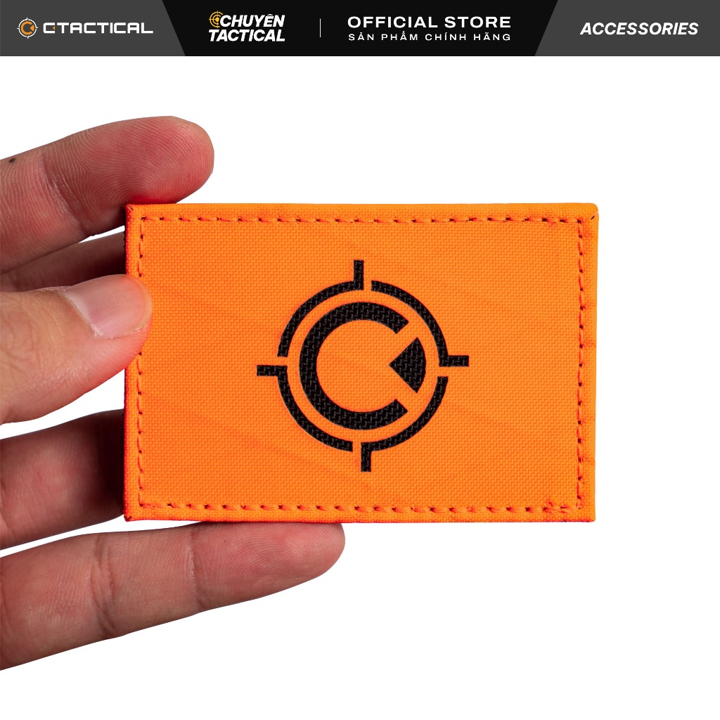 Patch dán balo logo CT (CTactical - Chuyentactical) - RVX25 Orange ...