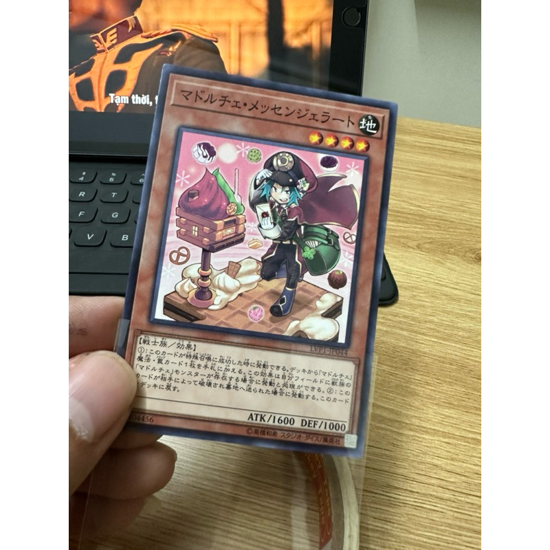 ( 20250315 ) Thẻ bài Yugioh chính hãng Madolche Messengelato LVP1-JP044 ABYR-JP027 | Shopee Việt Nam