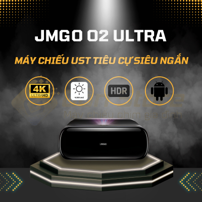 Máy chiếu JMGO O2 Ultra UST - Máy chiếu siêu gần 4K cao cấp 2024 ...