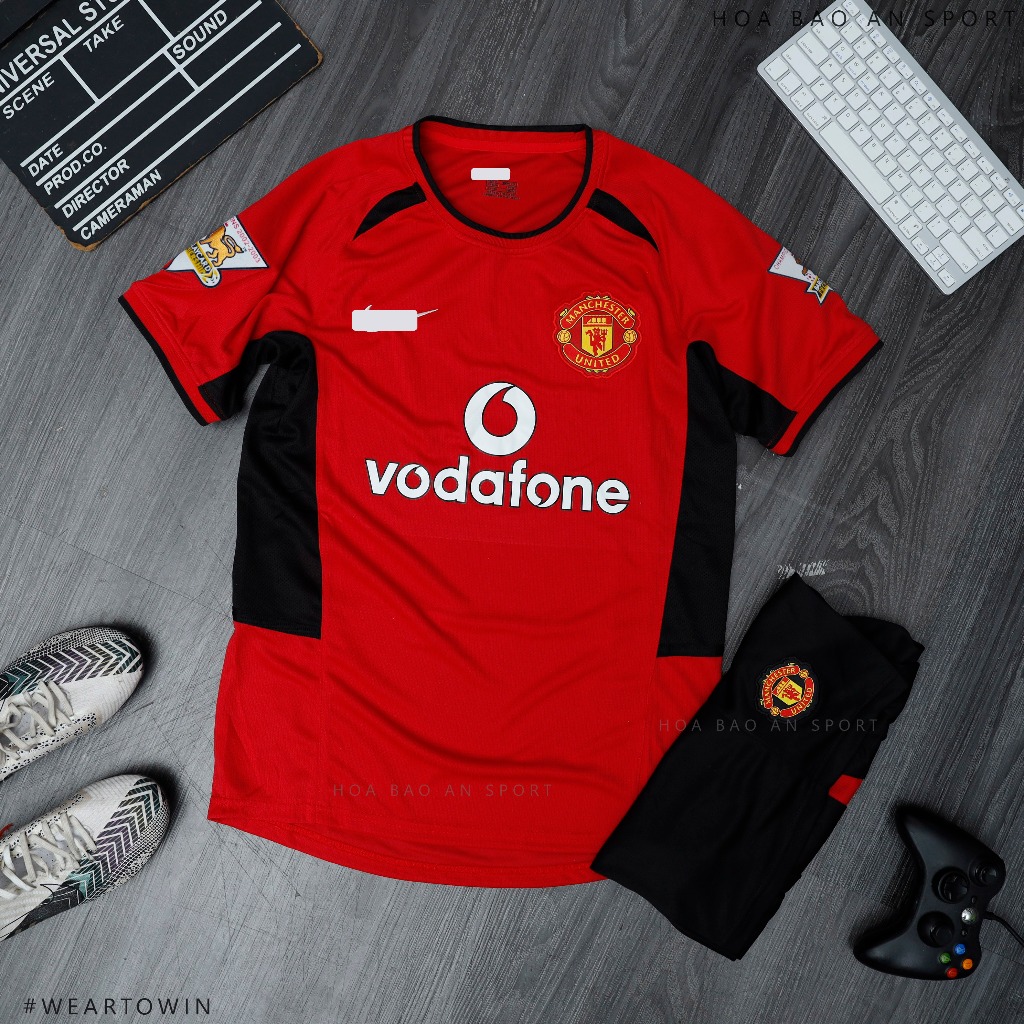 [SIÊU PHẨM]_Áo Đấu MU Champions AIG mùa 2007-2008 Hàng Thailand ...