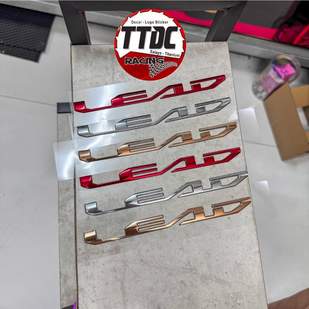 Tem cặp chữ nổi Lead 2025 đủ màu Chính hãng | Shopee Việt Nam