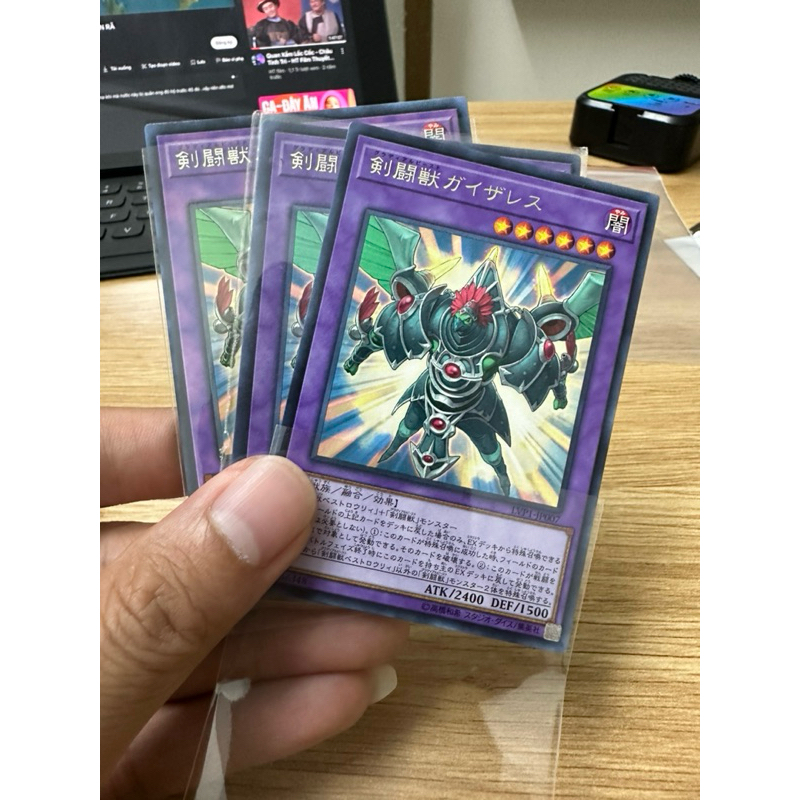 (20241103) Thẻ bài Yugioh Gladiator Beast Gyzarus OCG JK LVP1-JP007 | Shopee Việt Nam