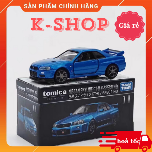 Mô Hình Xe Tomica Premium NISSAN SKYLINE GT-R V-SPEC II | Shopee Việt Nam
