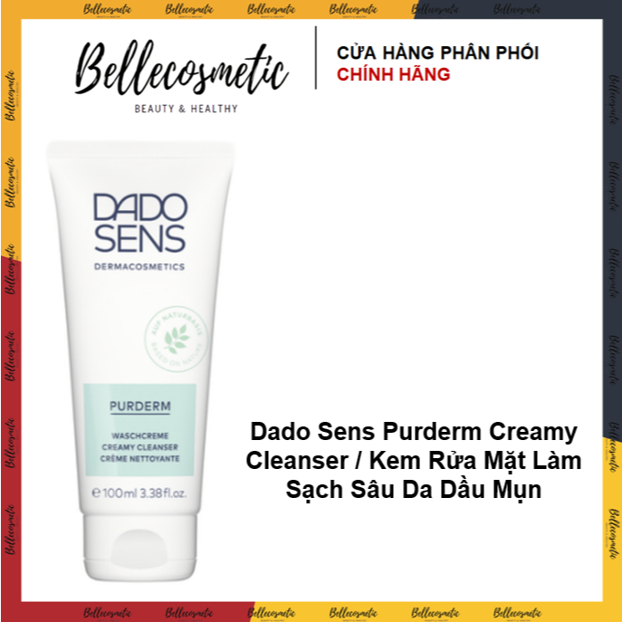 [hàng cty] Kem Rửa Mặt Dado Sens Purderm Creamy Cleanser Dadosens Làm ...