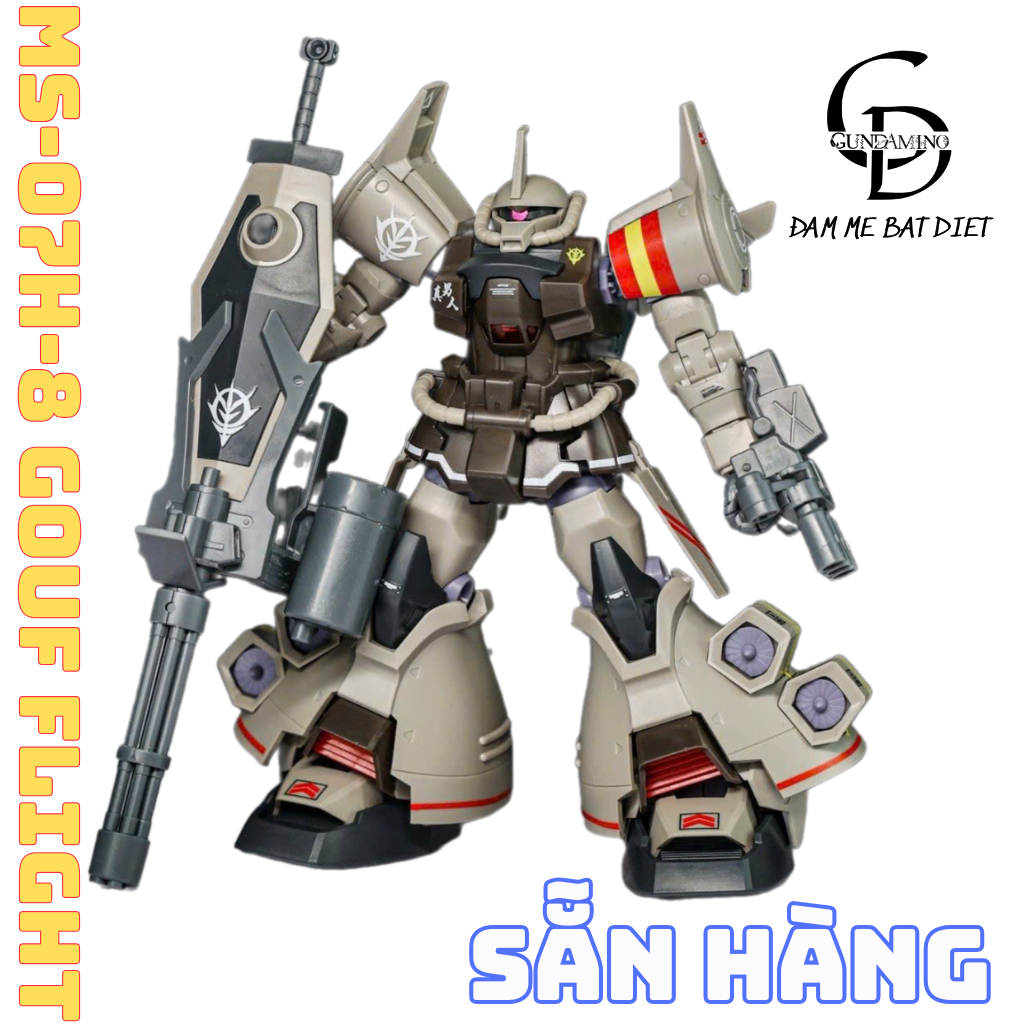 [CÓ SẴN] Mô Hình Lắp Ráp HG 1/144 Zaku MS-07H-8 Gouf Flight Type (tặng ...