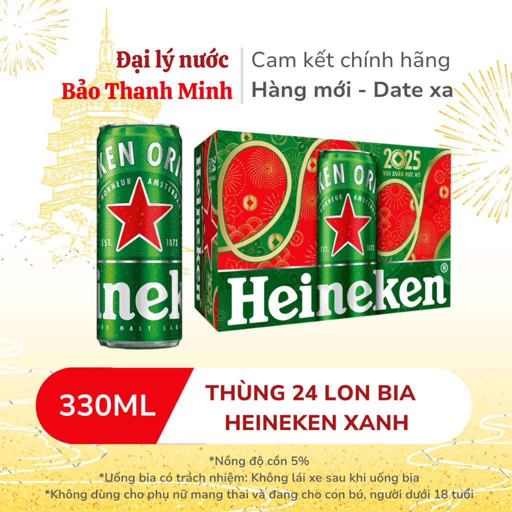 Bia Heineken Giá Tốt, Chính Hãng, Đảm Bảo | Shopee Việt Nam