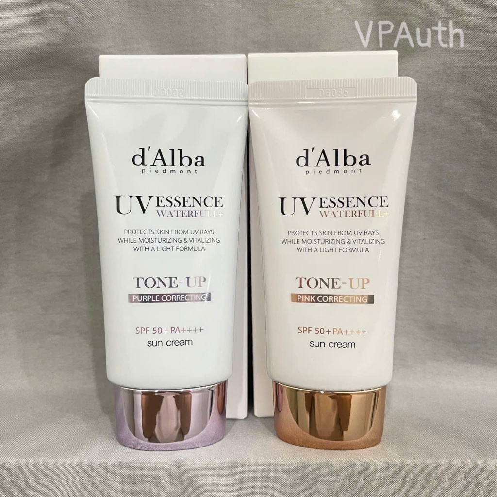 Kem chống nắng nâng tone d'ALBA uv essence waterfull+ tone up sun cream | Shopee Việt Nam