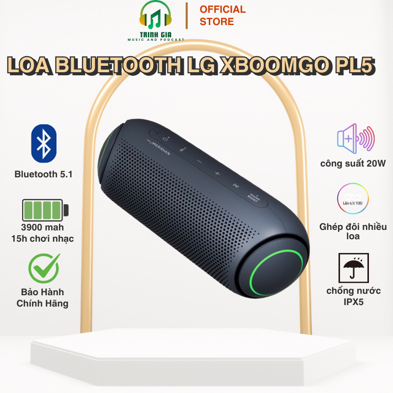 Loa Bluetooth LG XBOOMGo PL5 - 20W chính hãng nguyên seal | Shopee Việt Nam