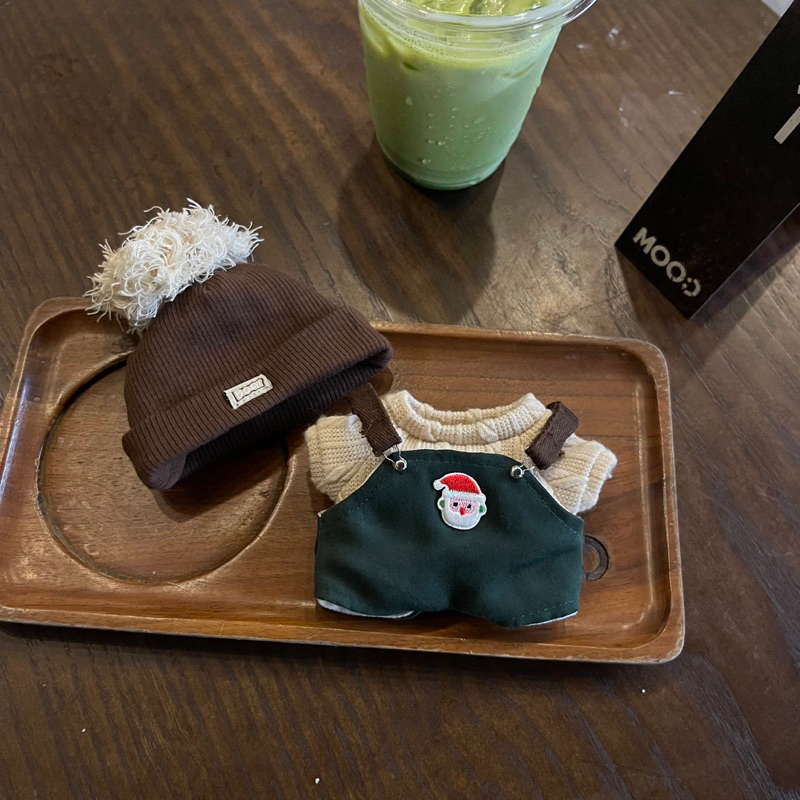 Outfit Labubu v1 v2 và Doll 10cm 15cm 20cm - Set Yếm Xanh | Shopee Việt Nam