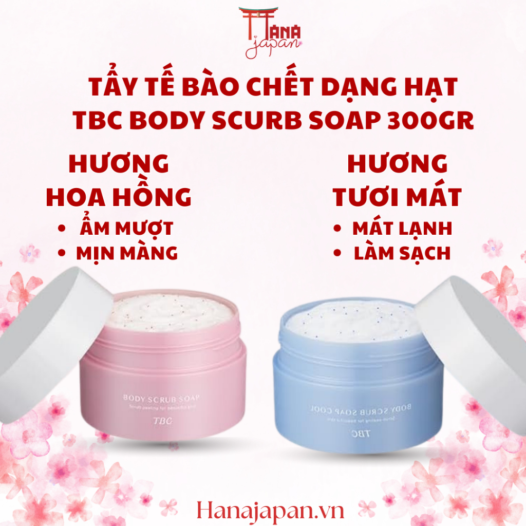 Tẩy tế bào chết toàn thân dạng hạt TBC Body Scrub Soap hủ 300g | Shopee ...