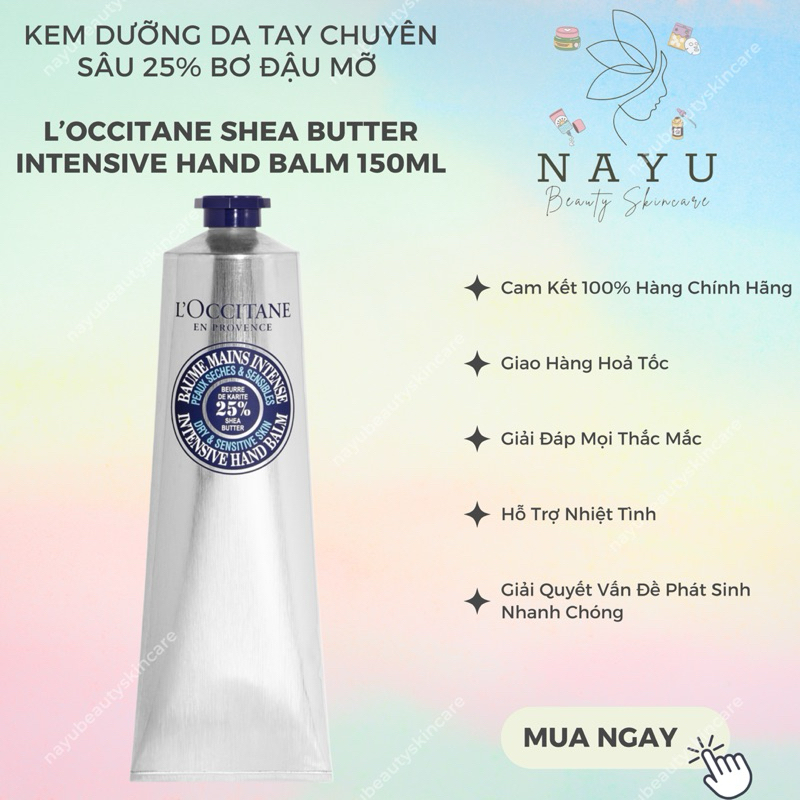 [BILL DUTY] KEM DƯỠNG DA TAY CHUYÊN SÂU 25% BƠ ĐẬU MỠ L’OCCITANE SHEA BUTTER INTENSIVE HAND BALM ...