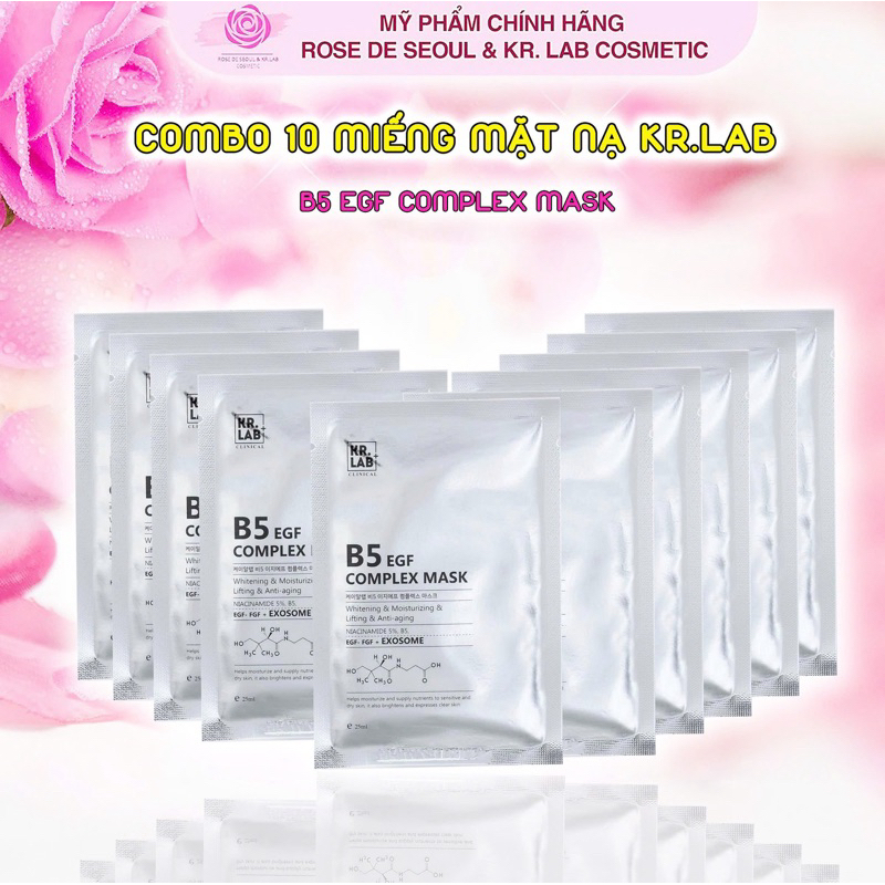 Mặt Nạ Kr.Lab B5 EGF complex mask 25ml hạn 2027 cấp nước dưỡng ẩm sâu ...