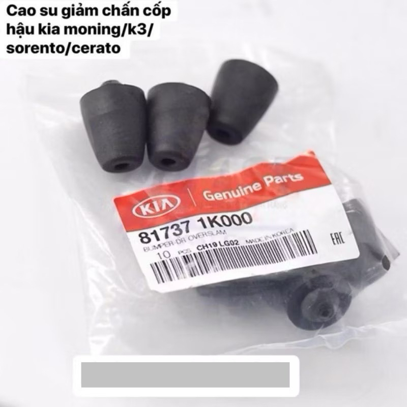 Cao su giảm chấn cốp hậu KIA moning/k3/sorento/careto/kona MÃ SP ...