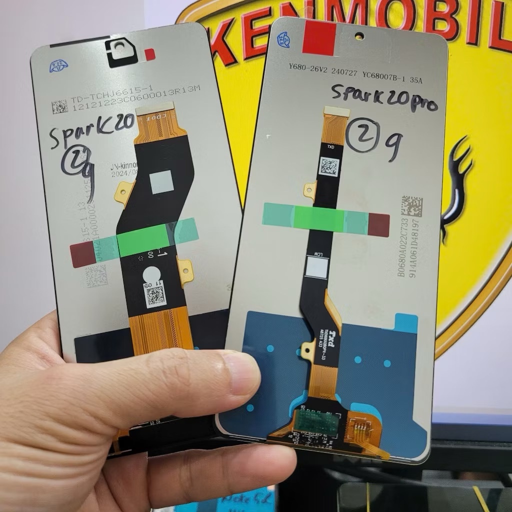 Màn Hình Tương Thích TECNô Spark 20c / Spark 20 / Spark 20 Pro / KJ5 / KJ6 (tặng keo dán + cường ...
