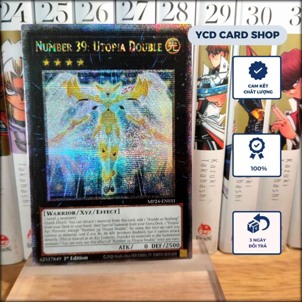 [YCDcardgame] Thẻ Bài Yugioh Chính Hãng Number 39: Utopia Double – 25th Secret Rare | Shopee ...