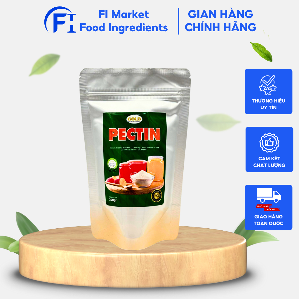 Bột Pectin Genu Đức (Hm) Gói 100g/200g/500g Tạo Độ Đặt/Sệt Trong Thực ...