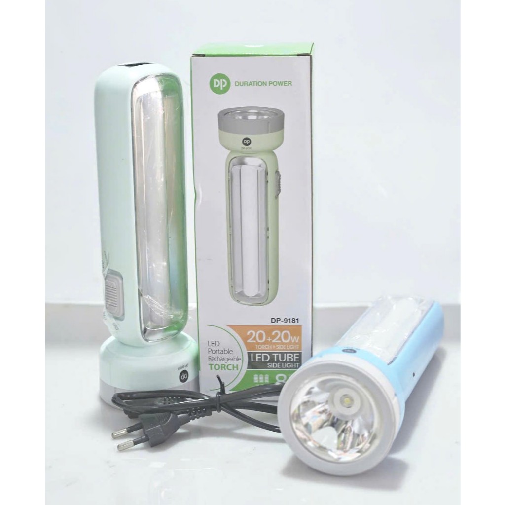 ĐÈN PIN DP 9181 CÓ ĐÈN LED BÊN HÔNG CẮM SẠC TRỰC TIẾP | Shopee Việt Nam