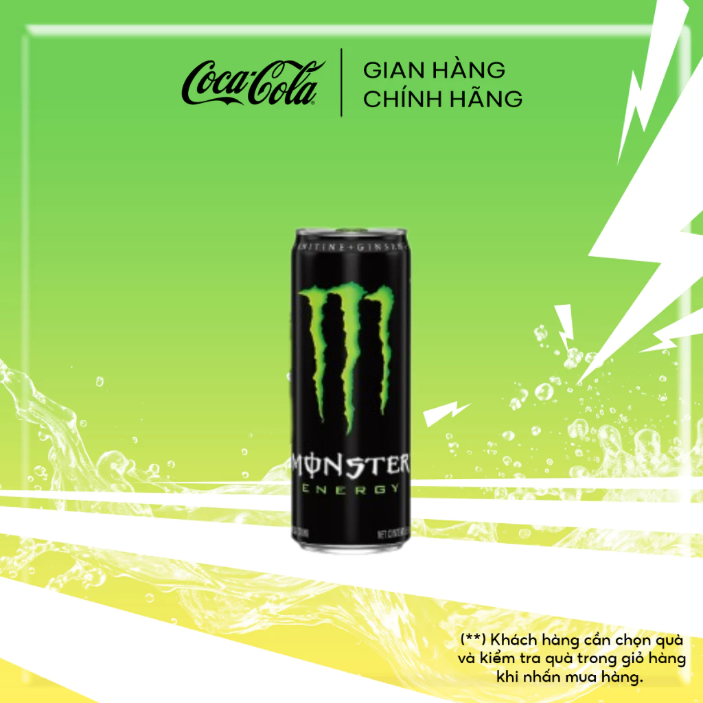 Lon Nước Tăng Lực Giải Khát Monster Energy 355ml/Lon Coca-Cola Official ...