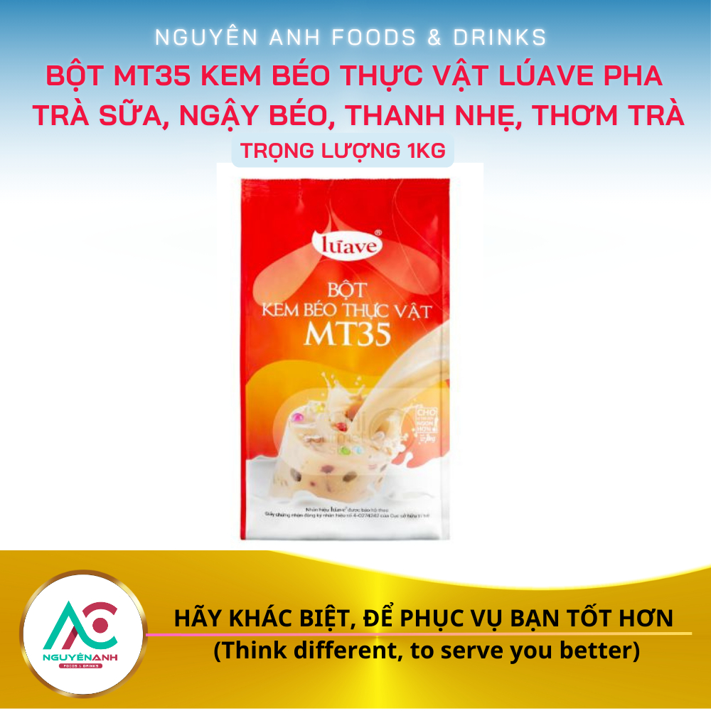 Bột MT35 Kem Béo Thực Vật LÚAVE 1kg | Shopee Việt Nam